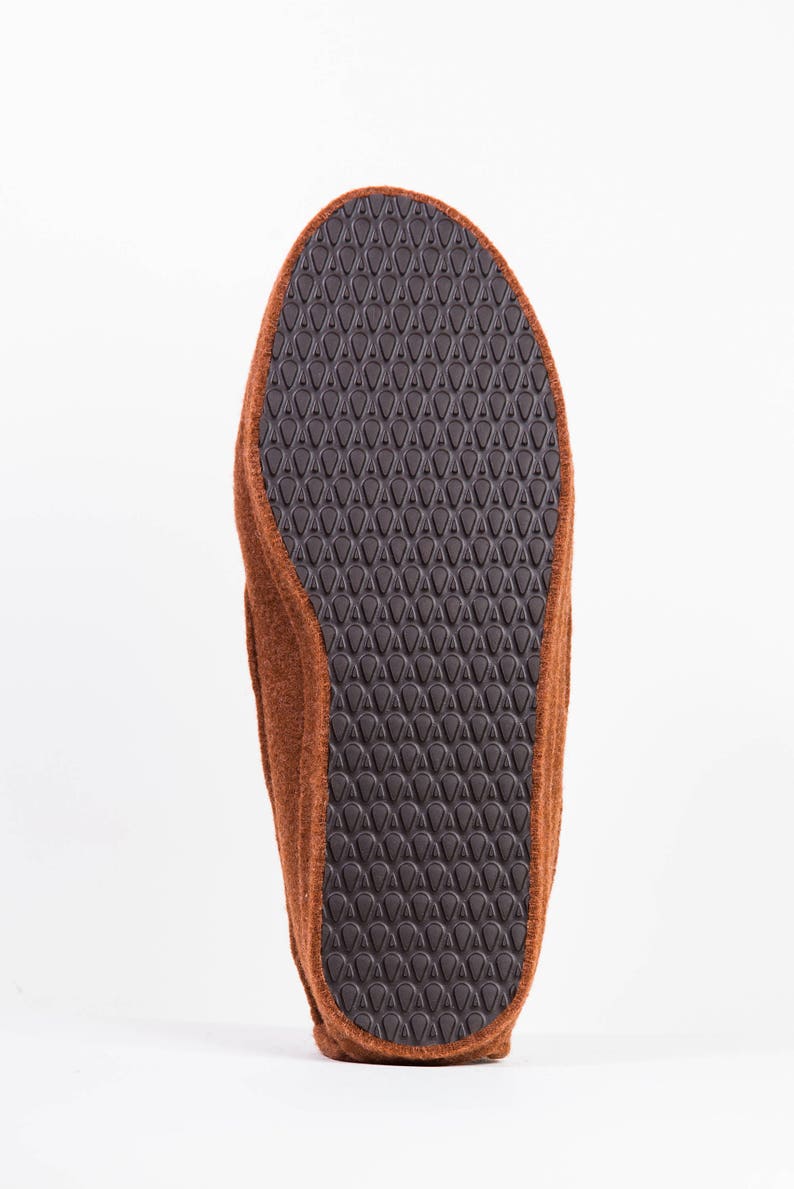 Wool Felt Warm Flat Moccasin Slippers - Etsy