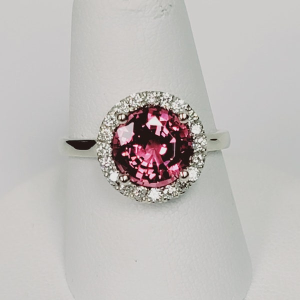 Pink Spinel Ring - Etsy