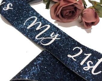 Navy Blue Sash - Etsy