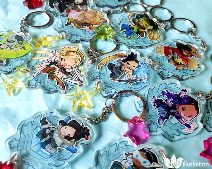 Overwatch 2in Acrylic Charm SETS! - Etsy