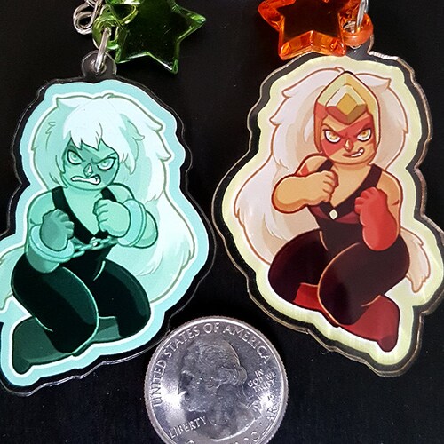 Jasper Steven Universe 2 Keychain DOUBLE-SIDED - Etsy