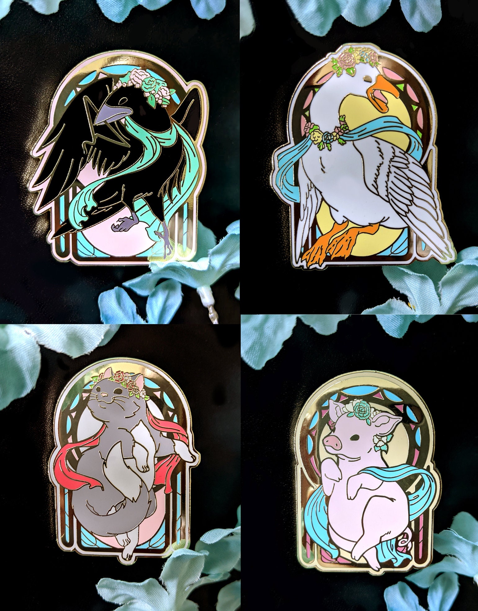 Trash Animal Enamel Pins SETS | Etsy