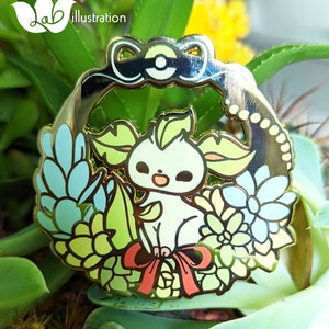 Leafeon Succulent Wreath Hard Enamel Pin 2.5" - Etsy