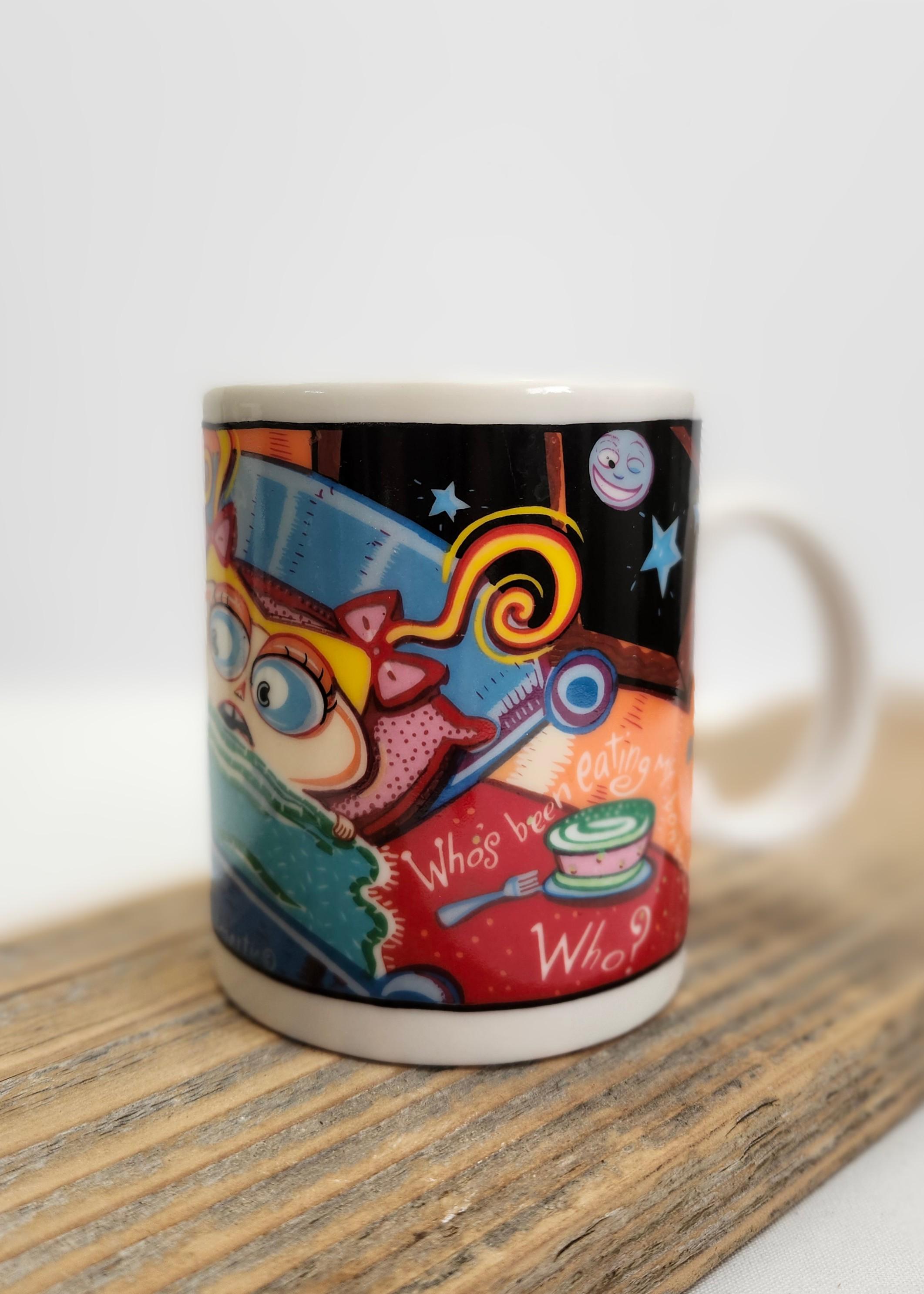 Unusual Cat Mug,"goldilocks and the Three Bears". It is Part of a ...