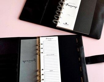 Printed Monthly Planner Inserts, A5 or Half Letter, Dated Month on 1 ...