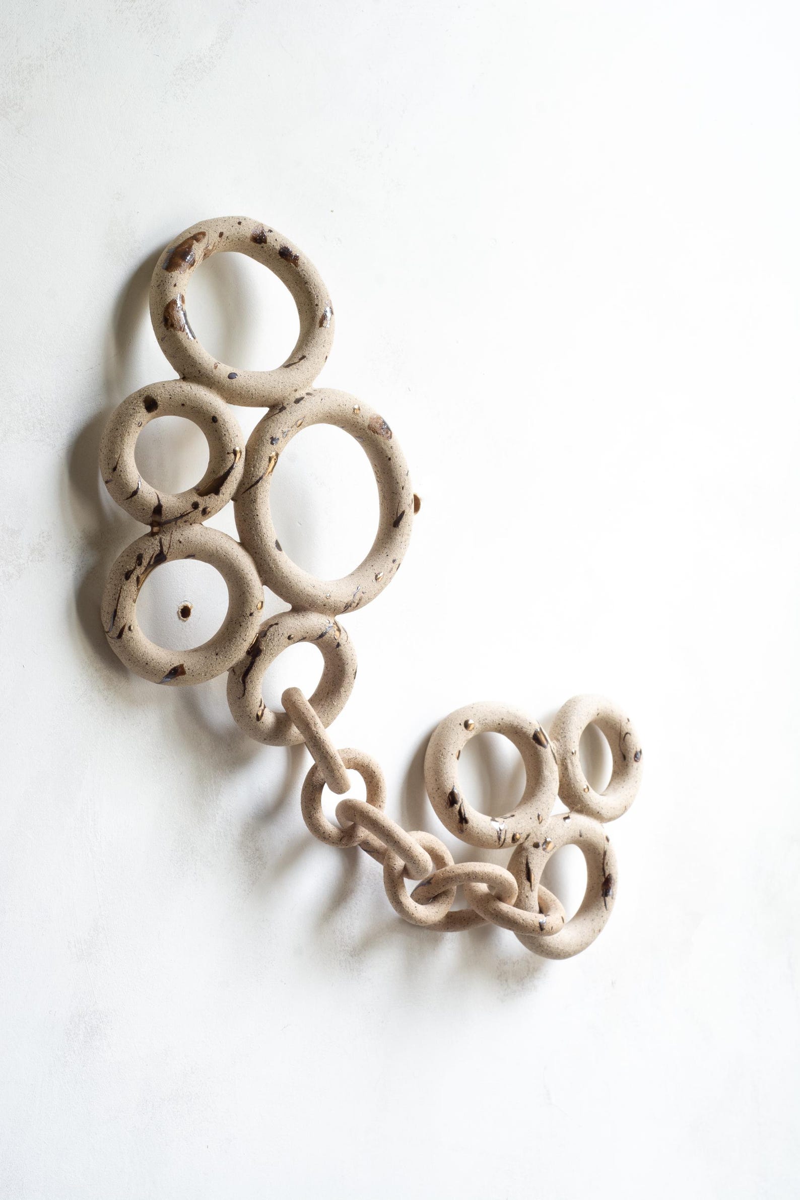 Nautical Ceramic Chain Wall Sculpture: Coastal Beach House Decor - Etsy