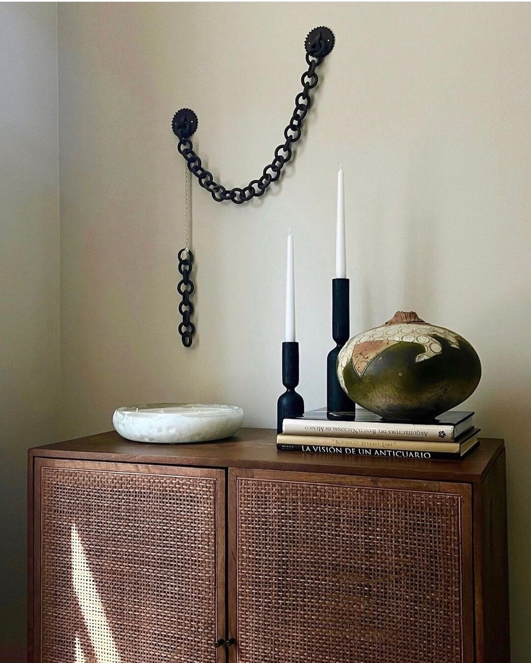 Made to Order- Ceramic Link Chain Wall Hanging, Stoneware Chain ...