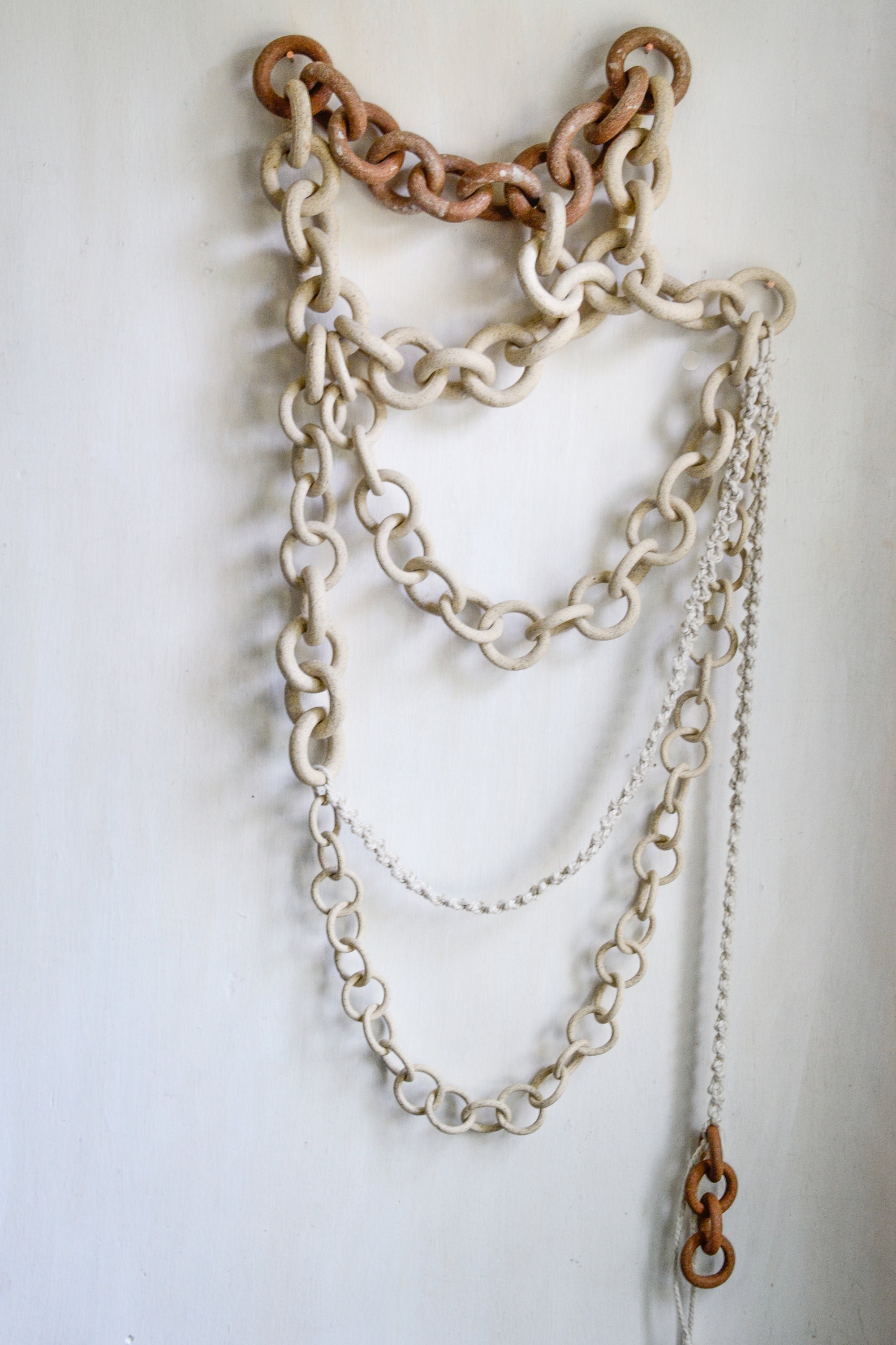 Made to Order Ceramic Link Chain Wall Hanging Stoneware | Etsy