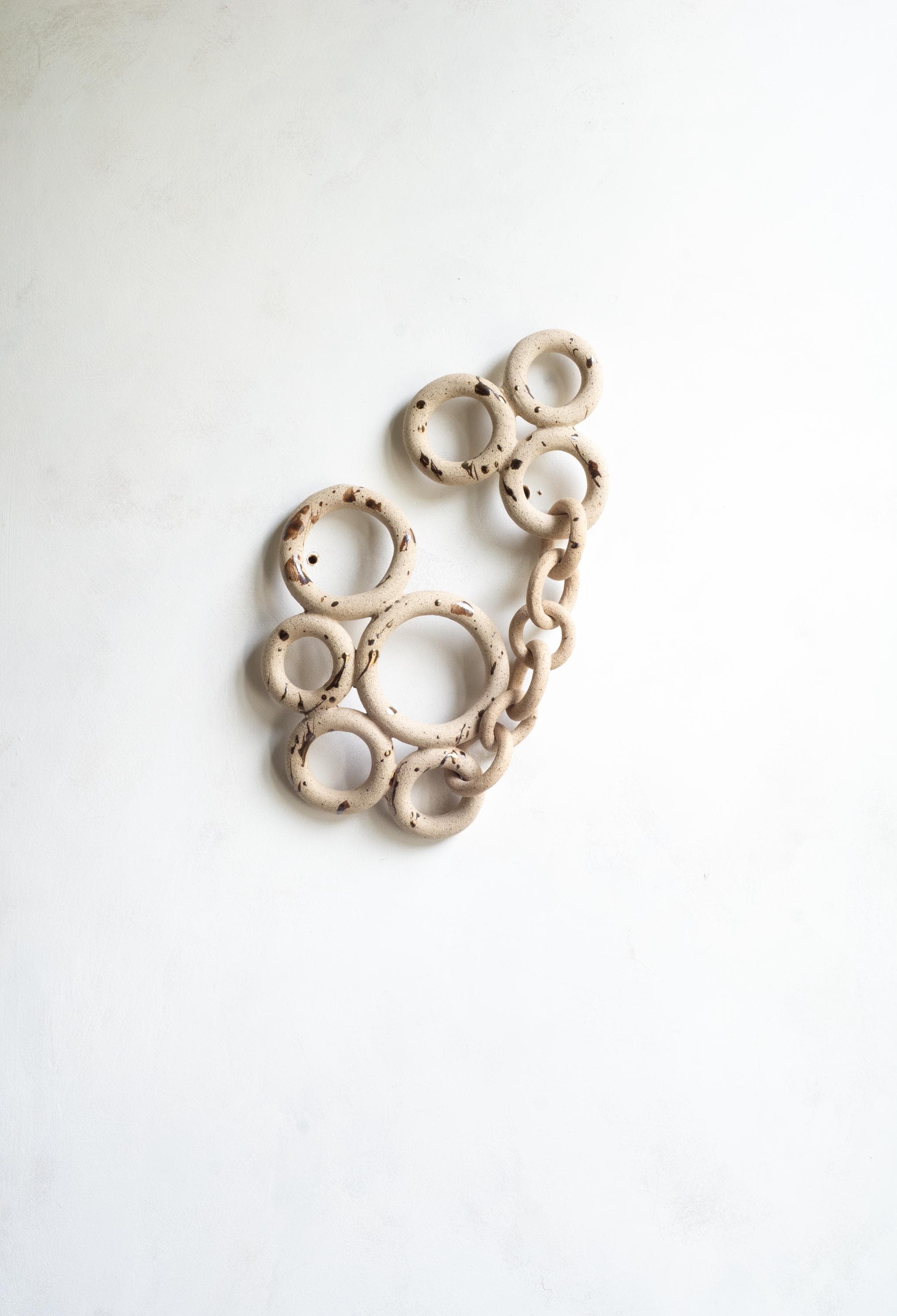 Nautical Ceramic Chain Wall Sculpture: Coastal Beach House Decor - Etsy