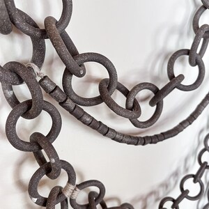 Made to Order Ceramic Link Chain Wall Hanging, Stoneware Chain ...