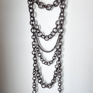 Made to Order Ceramic Link Chain Wall Hanging, Stoneware Chain ...