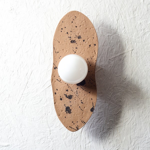 Ceramic Wall Sconce - Etsy