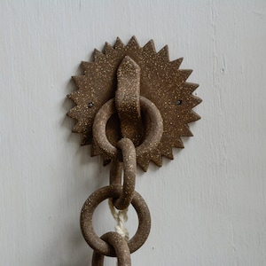 Made to Order- Ceramic Link Chain Wall Hanging, Stoneware Chain ...