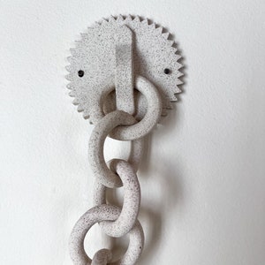 Made to Order- Ceramic Link Chain Wall Hanging, Stoneware Chain ...