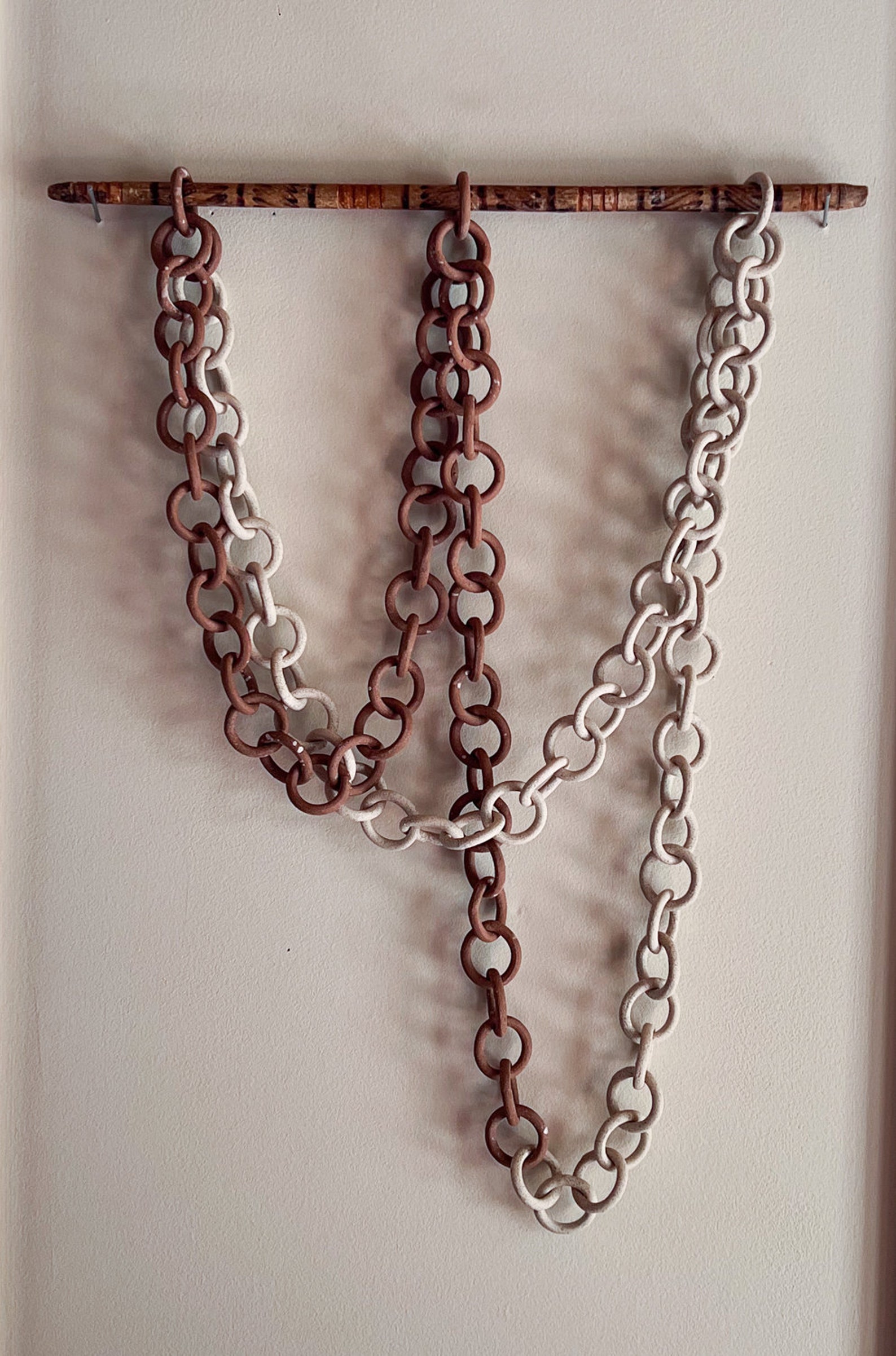 Made to Order Ceramic Link Chain Wall Hanging Stoneware - Etsy