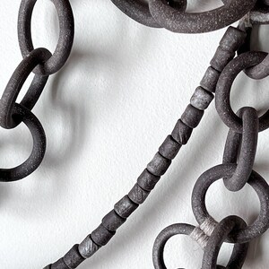 Made to Order Ceramic Link Chain Wall Hanging, Stoneware Chain ...
