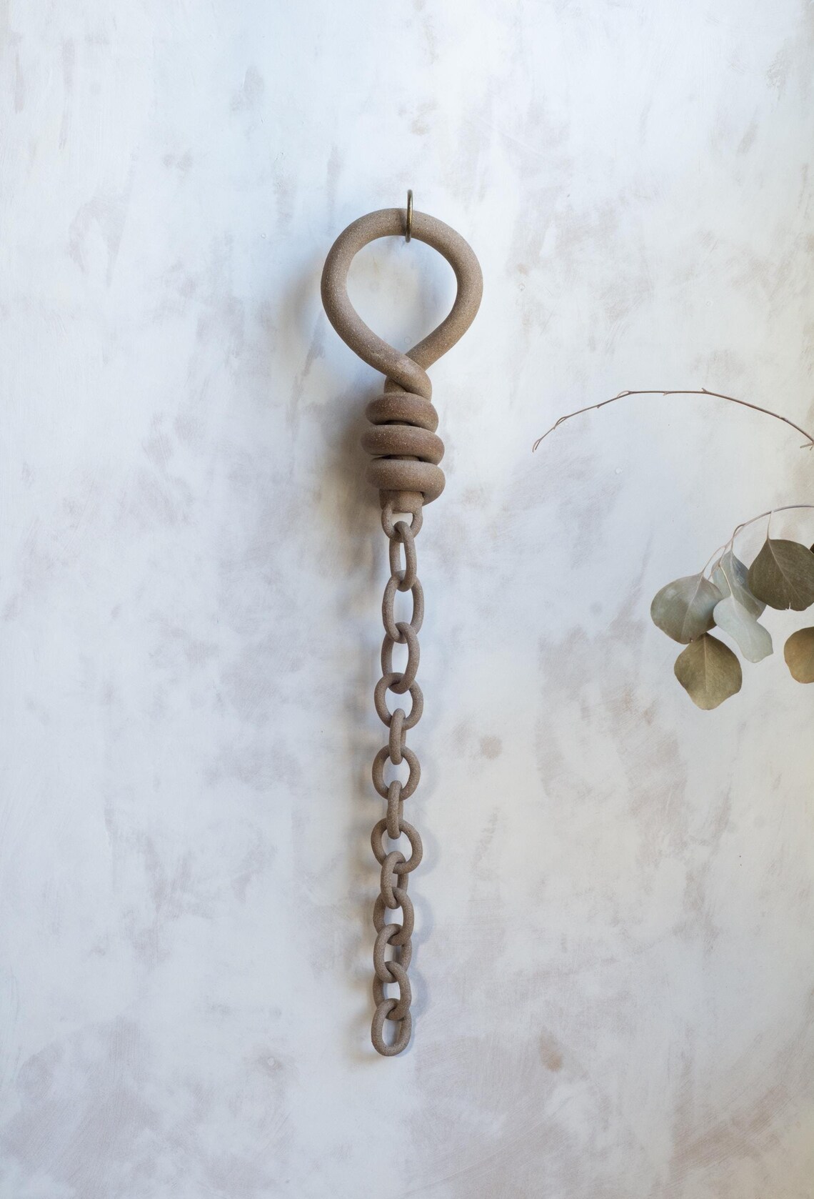 Nautical Ceramic Chain Wall Hanging: Coastal Boho Decor - Etsy