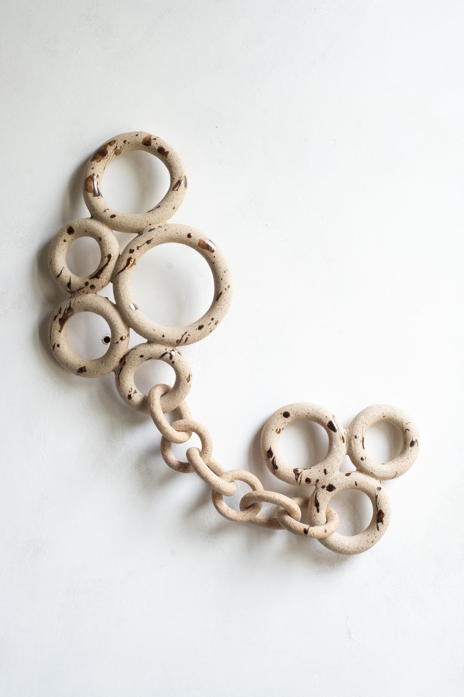 Nautical Ceramic Chain Wall Sculpture: Coastal Beach House Decor - Etsy
