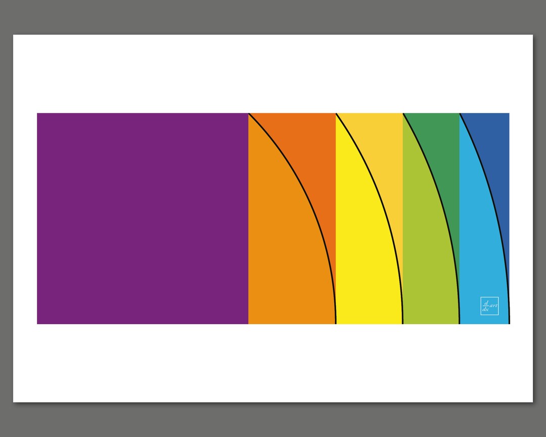 Dynamic Rectangles No. 1 [A4/A3 Size Fine Art Print] - Etsy