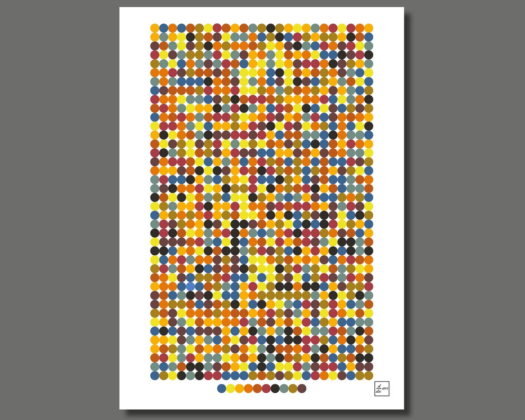 First 1000 Digits of Pi - Museum Quality Fine Art Print – Minimalist ...