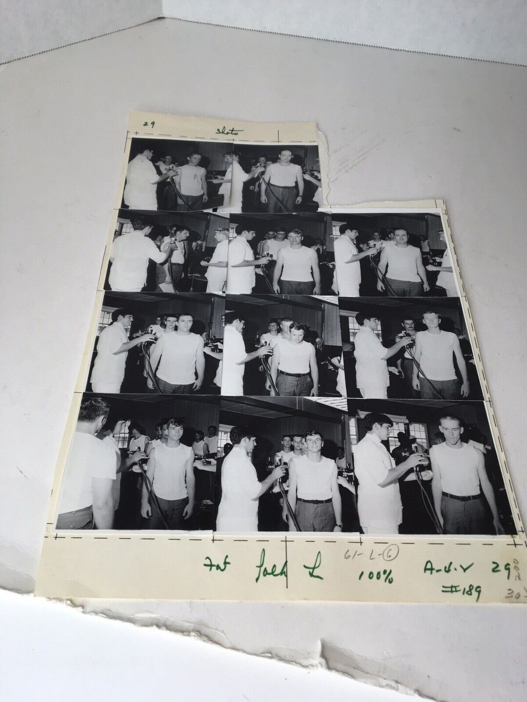 Lot 11 1960's Black & White Photos Military Training Boot Camp Vietnam ...