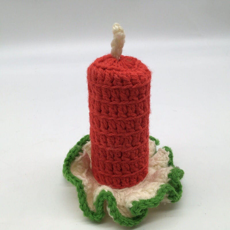 Crochet Candle - Etsy