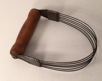 Vintage Androck Pastry Blender Wire Dough Mixer With Blue Chippy Handle ...