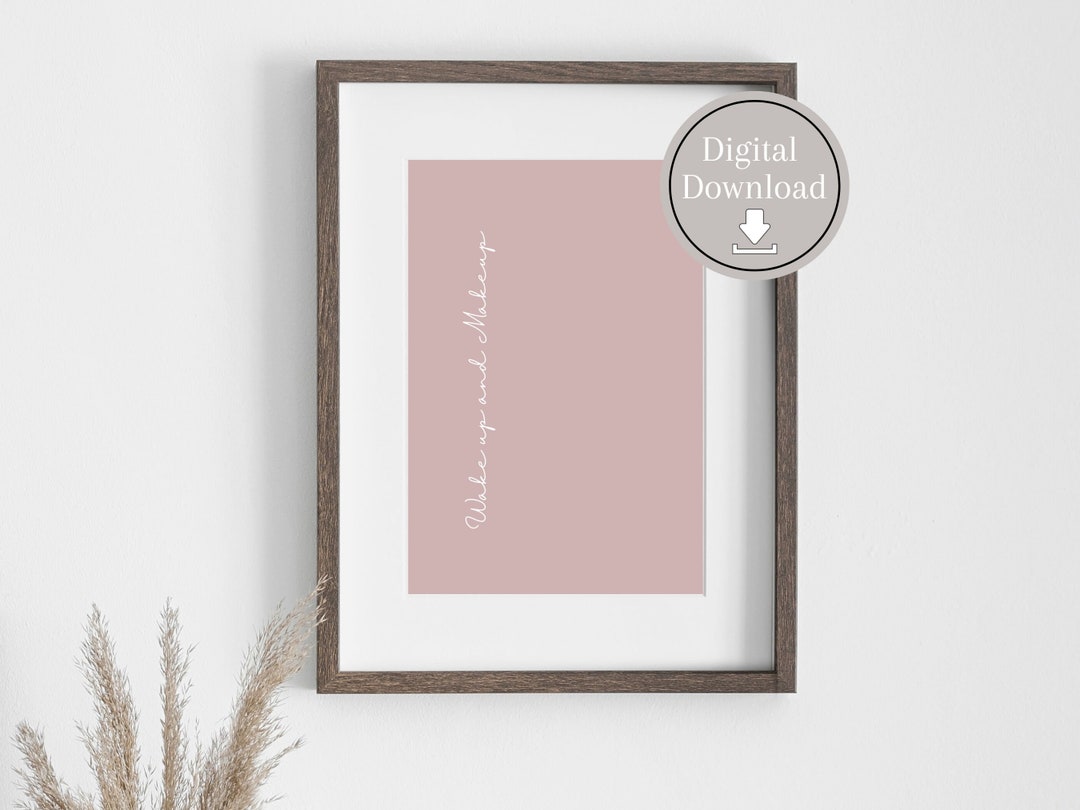 Makeup Artist Mua Digital Printable Wall Art Makeup Artist Poster ...
