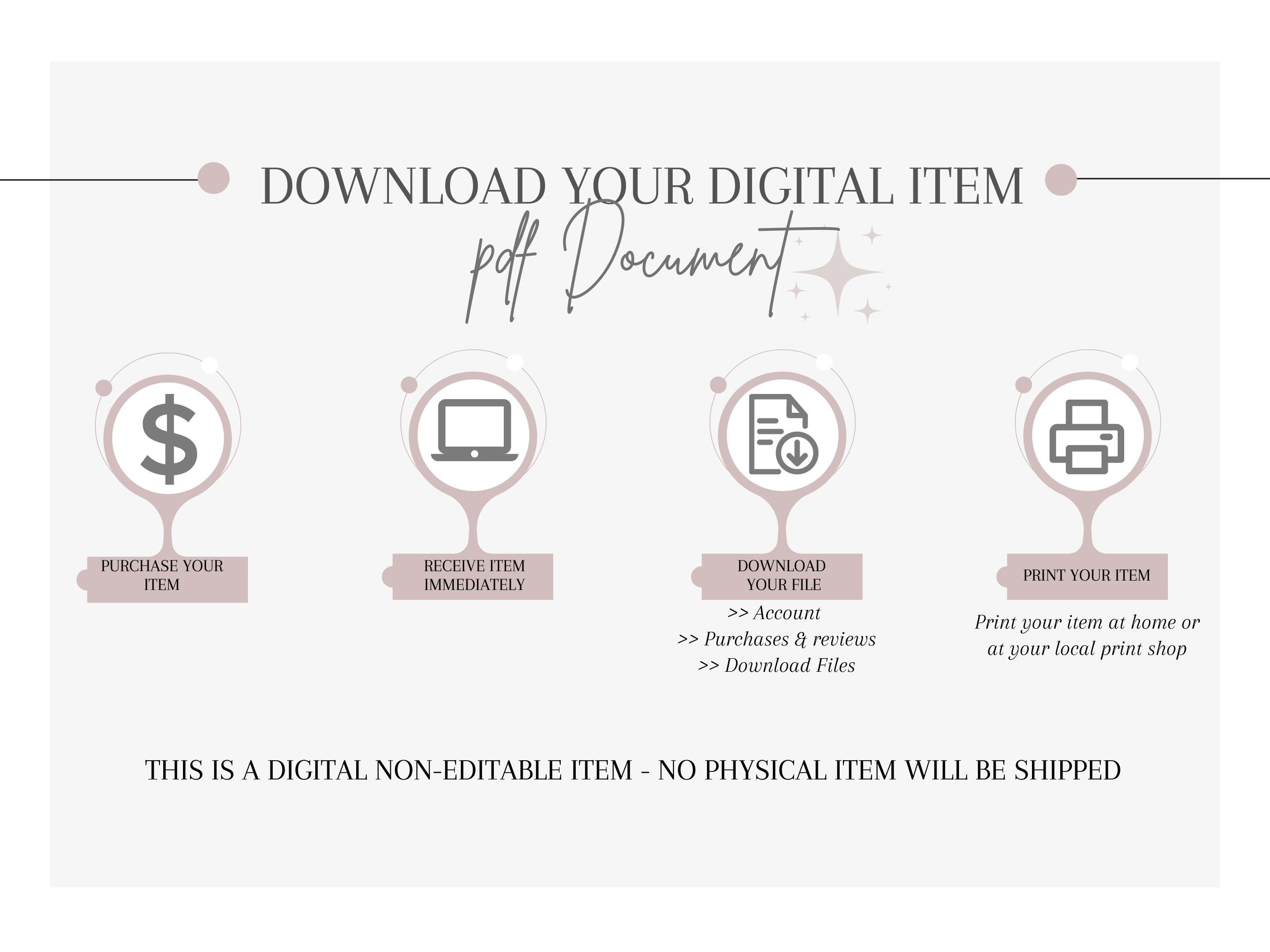 Period Tracker Record Printable Pdf | Period Journal | Cycle Tracker ...