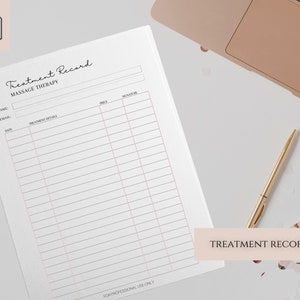 Massage Therapy Form Bundle | Printable Business Salon Forms | Spa Beauty Forms | Massage ...