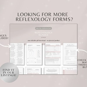 Reflexology Lifestyle Questionnaire | Spa Health Questionnaire | Salon ...