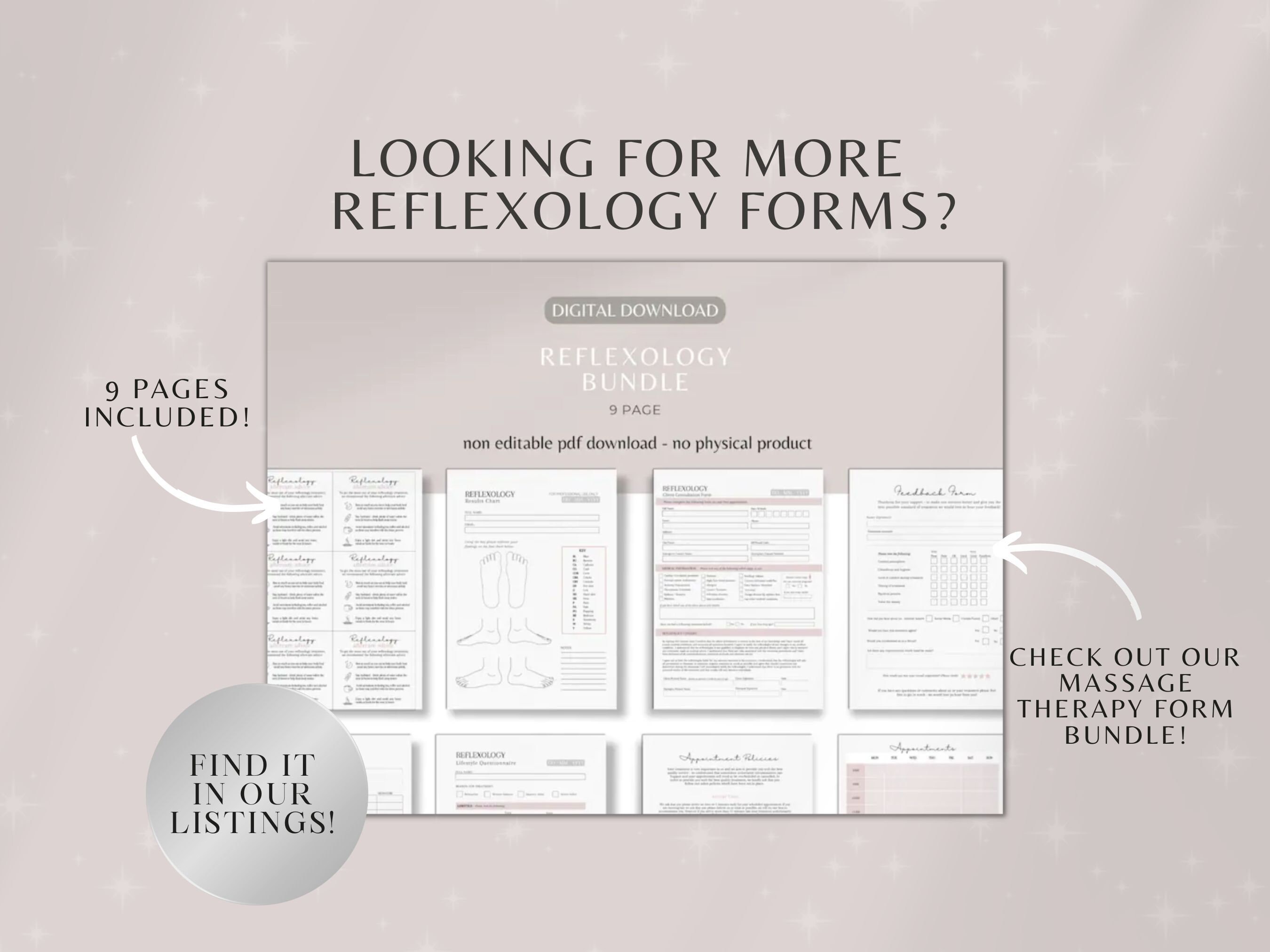 Reflexology Digital Consultation Form | Reflexologist Intake Form | Spa ...