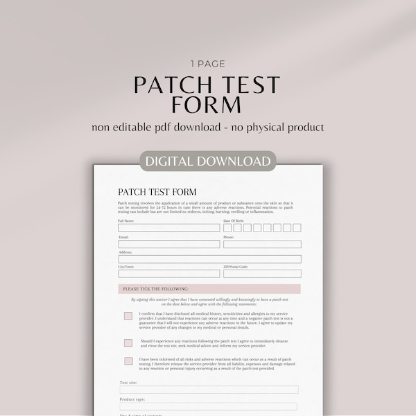 Form Waiver Patch - Etsy