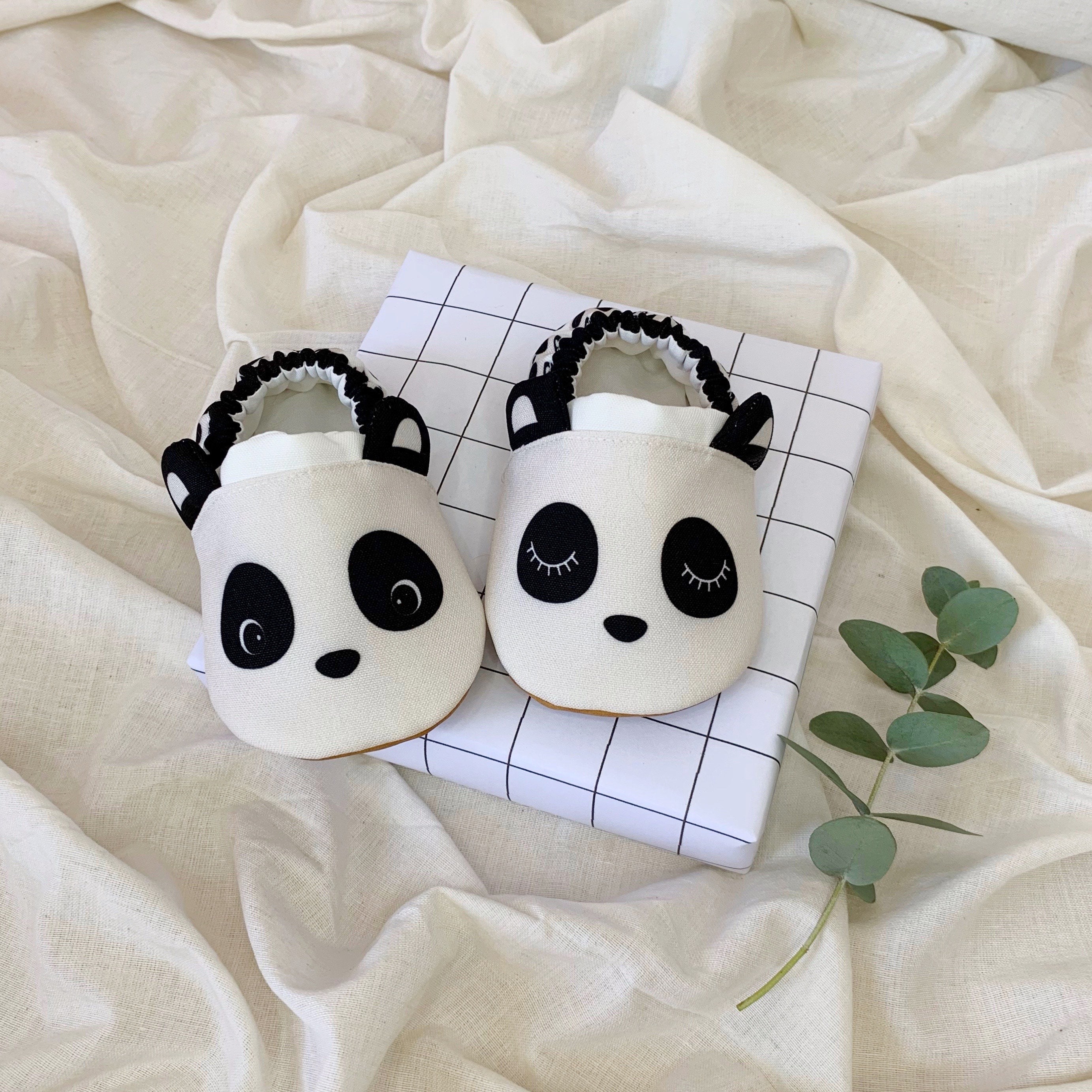 Panda Baby Booties Soft Soles Baby Shoes Crib Shoes - Etsy