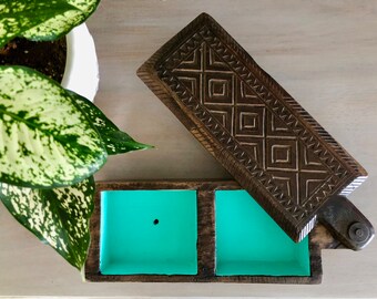 Decorative wood box | Etsy