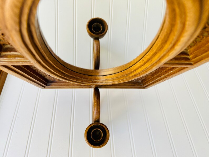 Faux Wood Candle Wall Sconces Set of 2 - Etsy