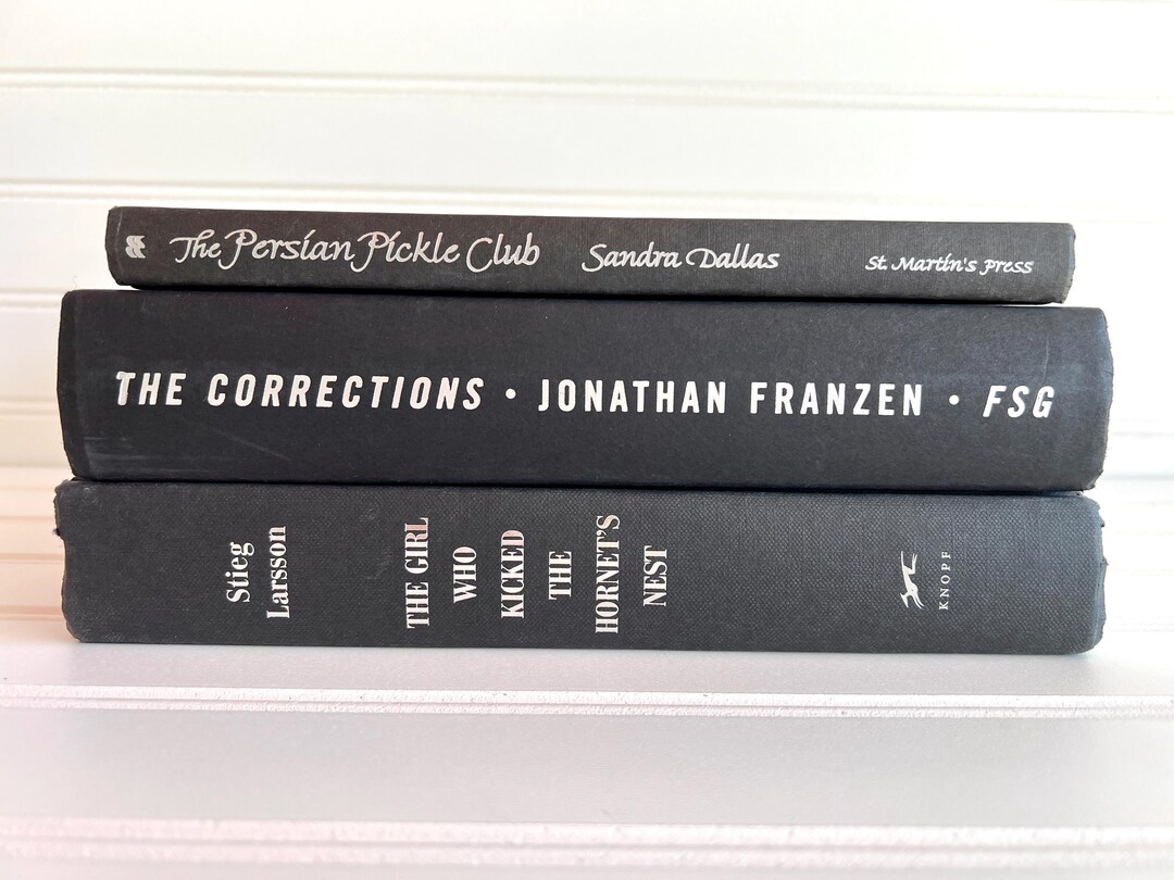 Decorative Stack of Books - Small Black - Etsy