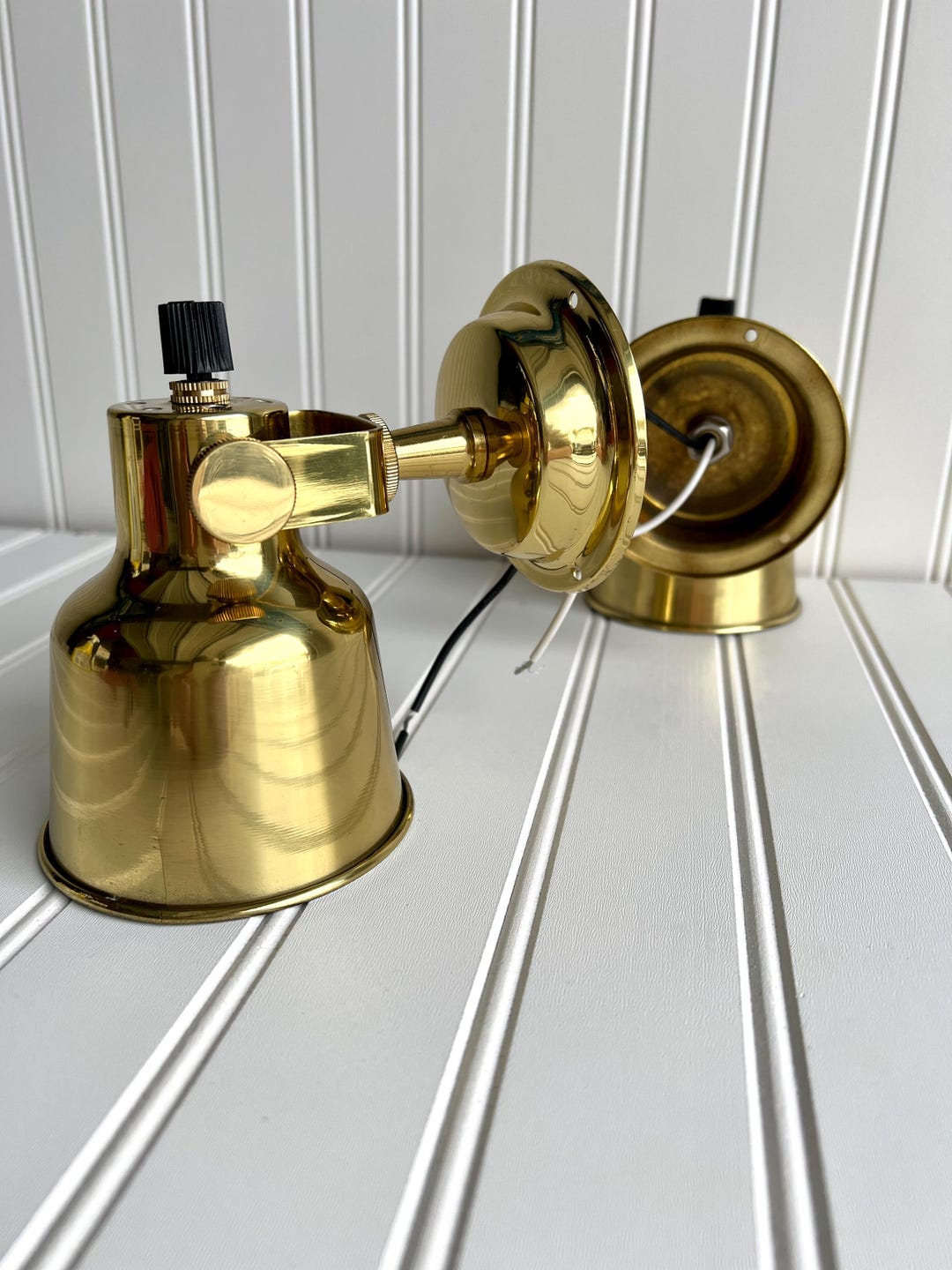 Pair of Gold Berth Boat Light Wall Sconce - Etsy
