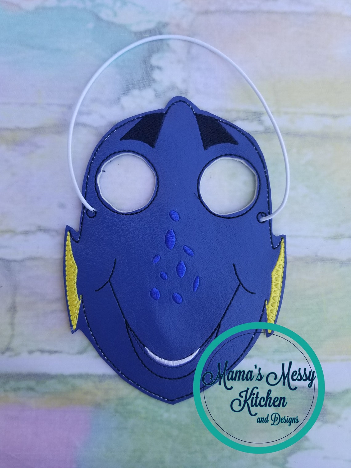 Forgetful Fish Mask. Blue Fish. Royal Blue Tang FIsh. Dress | Etsy