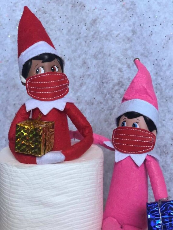 Mask for Your Christmas Elf Face Covering. Elf Accessory. | Etsy