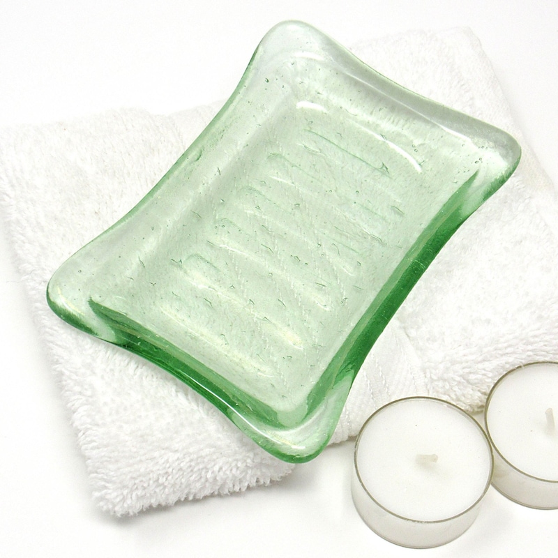 Green Glass Dishes - Etsy