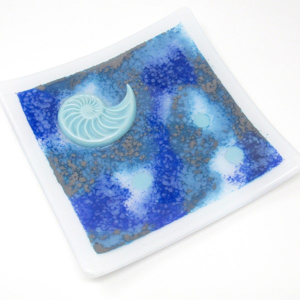 Glass Shell Plate - Etsy