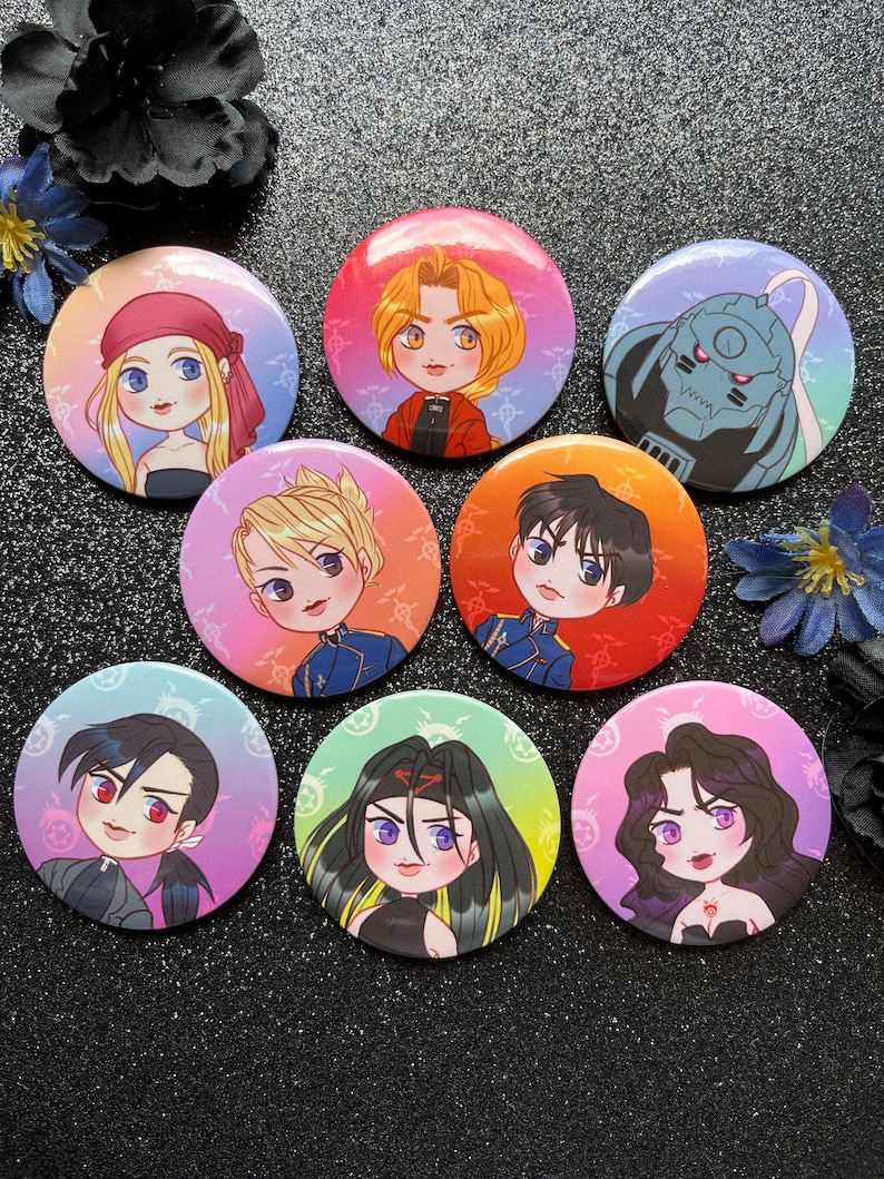 Fullmetal Alchemist Anime | 1.75” Buttons - Etsy