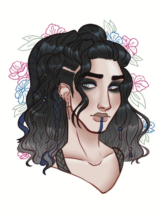 Home Décor Wall Hangings Yasha & Wife 5x7 Print Zuala Critical Role Fan ...