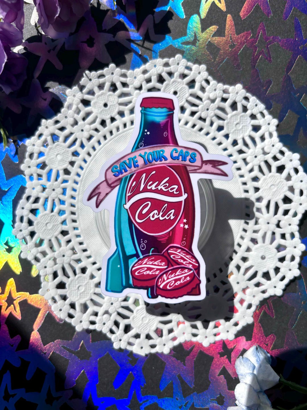 Fallout Caps Vinyl Sticker 3.5" - Etsy