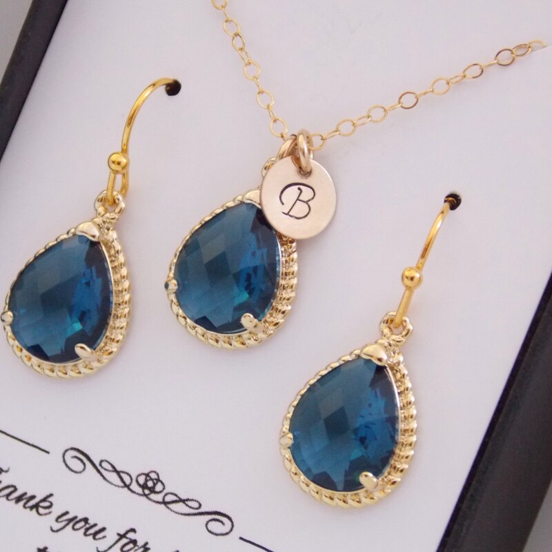 Navy Blue Jewelry - Etsy