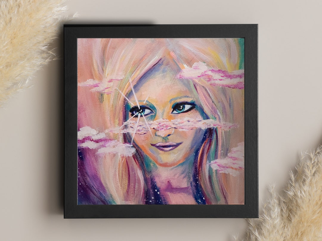 Goddess of the Dawn Painting, Aurora Art, Original Feminist Artwork ...