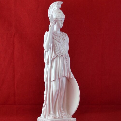 Athena Wisdom Goddess Greek Mythology Pink Statue 10 Inches - Etsy