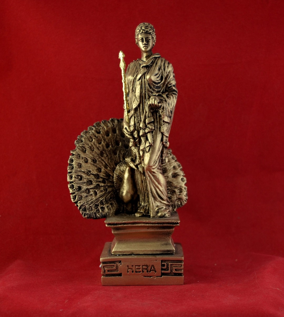 Hera Greek Statue Women Marriage Goddess Gold 16 Cm - 6,3 Inch - Etsy