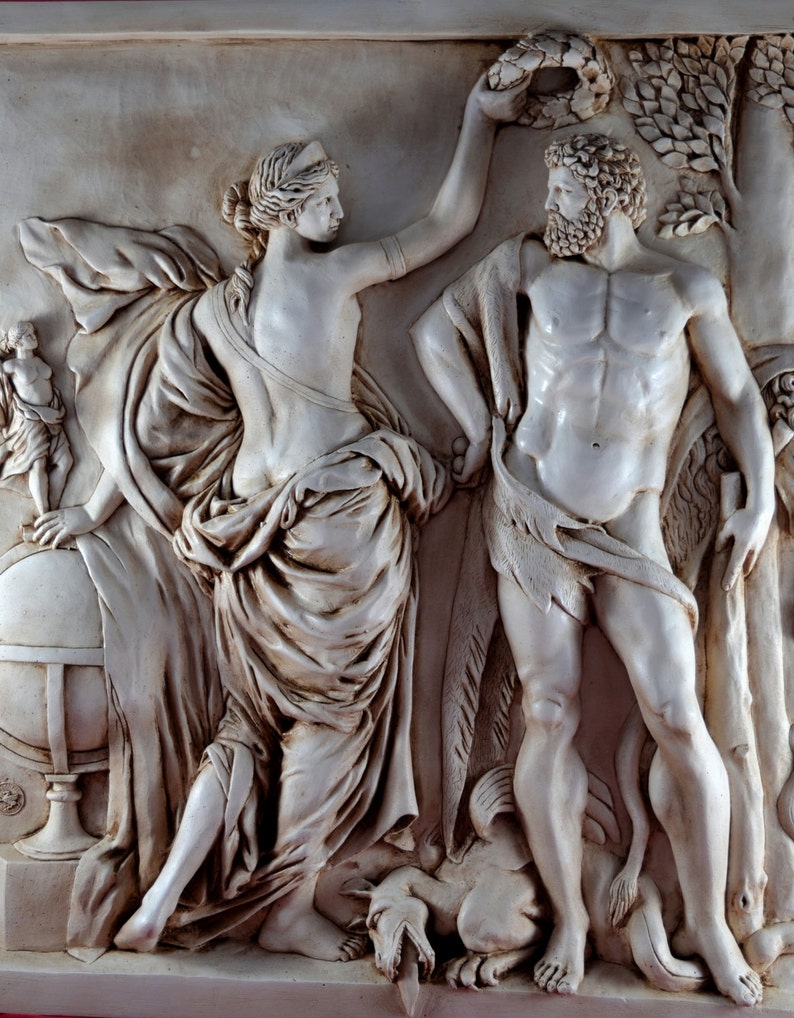 Hercules Aphrodite and Nike Wall Relief, Greek Parthenon NEW Greek ...